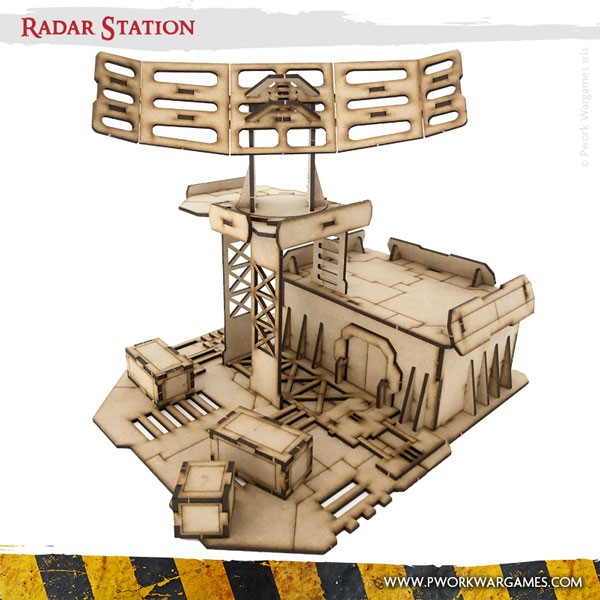 MDF Terrain Scenery - Radar Station – Warp Trader
