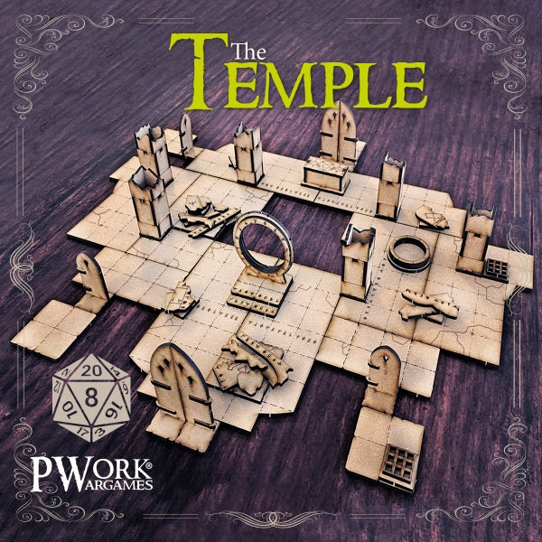 MDF Fantasy Tiles - The Temple – Warp Trader